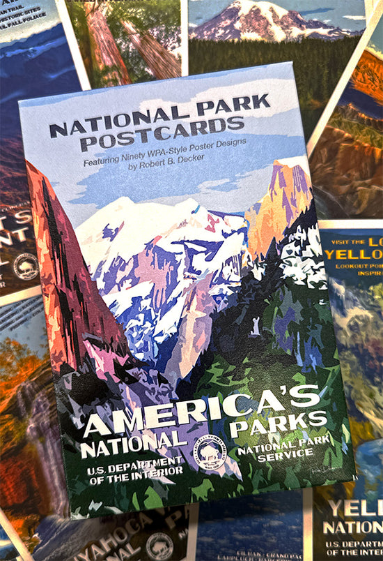 Retro Postcard Set | 90 National Parks Postcards | National Park Posters