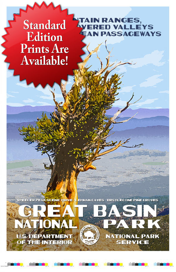 Great Basin Artist Proof | Rare Nevada National Park Art | National ...